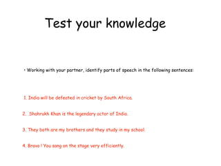 Parts of speech | PPTX