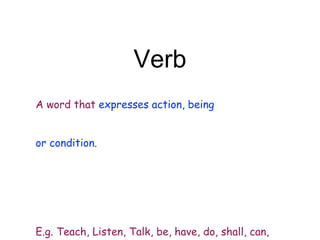 Parts of speech | PPTX