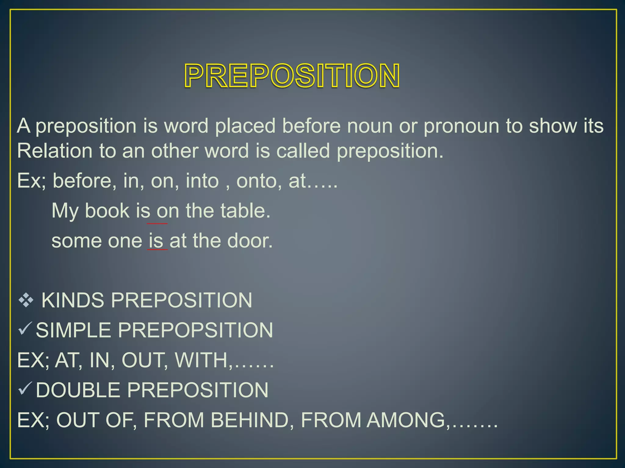 Parts of speech | PPT