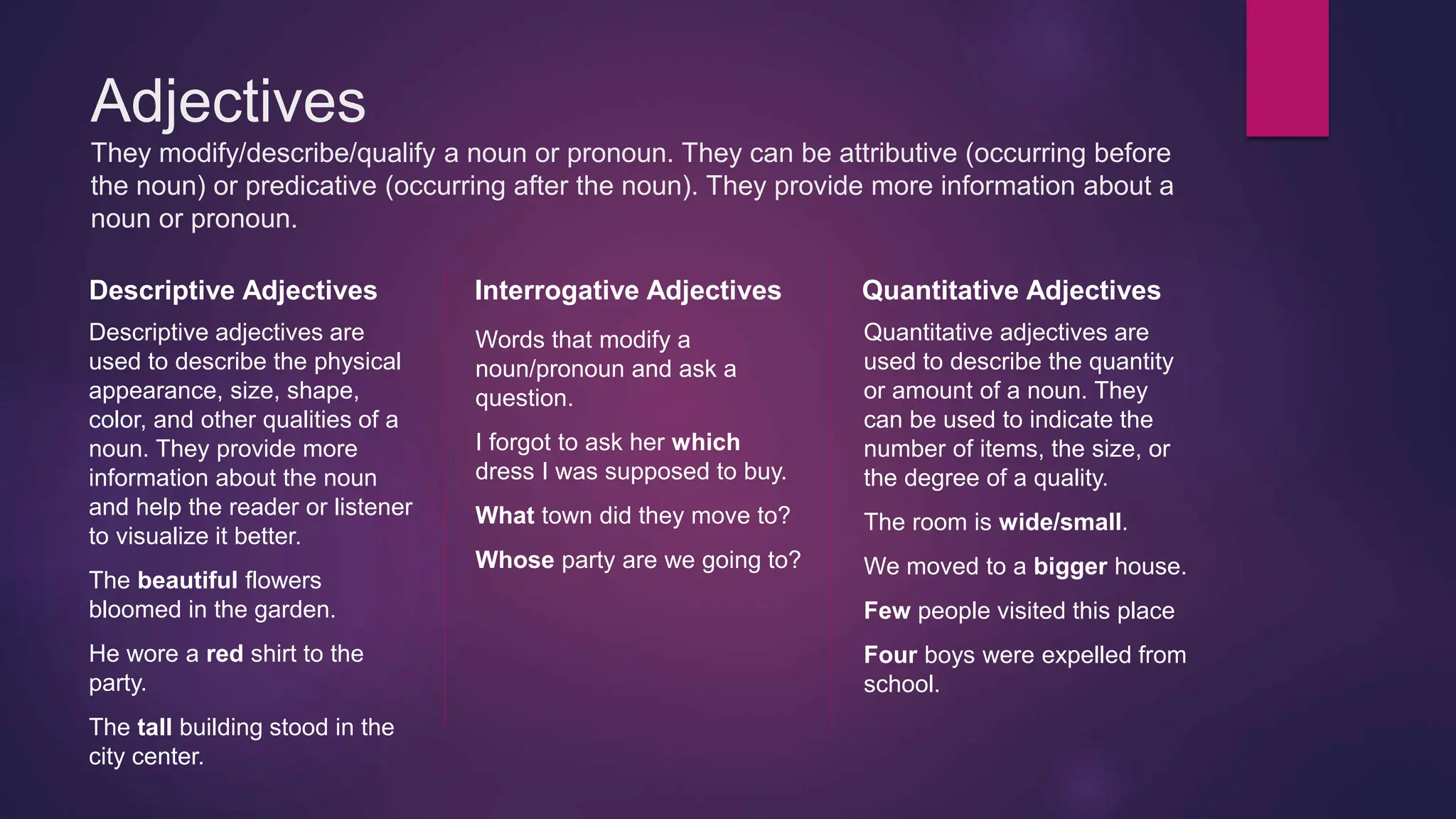 Noun,pronoun, adjective with types .pptx