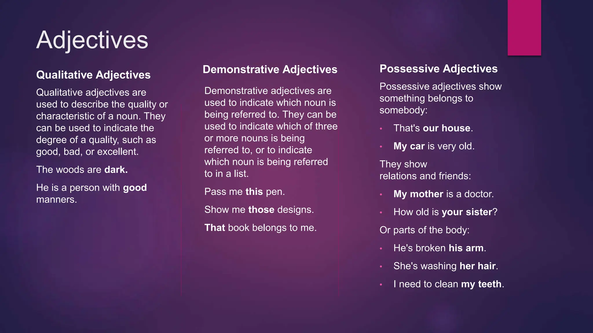 Noun,pronoun, adjective with types .pptx