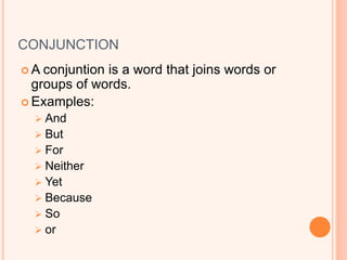 Parts of speech | PPTX