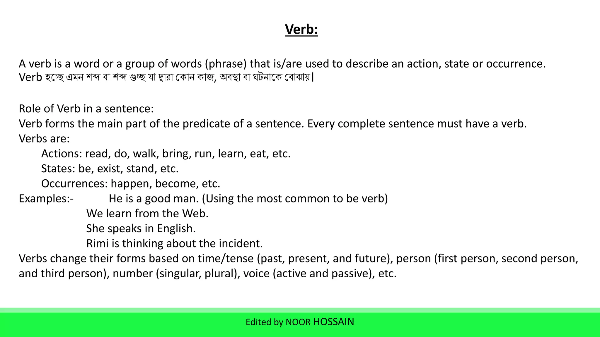 Parts of speech | PPT
