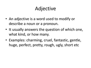 Parts of Speech in English Language By dr | PPTX