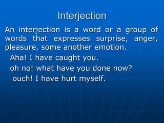 Parts of Speech - English Course - Level0 | PPT