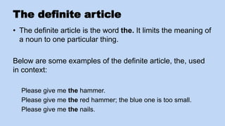 (Understanding the Nouns and Articles).pptx