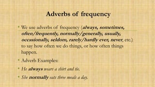 Parts of speech and their examples and types | PPT | Free Download