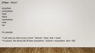 PARTS OF SPEECH.pptx parts of speech such as verbs, nound, adjectives ...