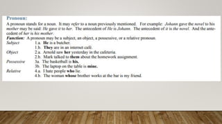 PARTS OF SPEECH.pptx parts of speech such as verbs, nound, adjectives ...