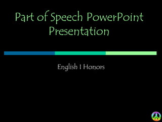 parts_of_speech. 2025 power point presentation | PPT