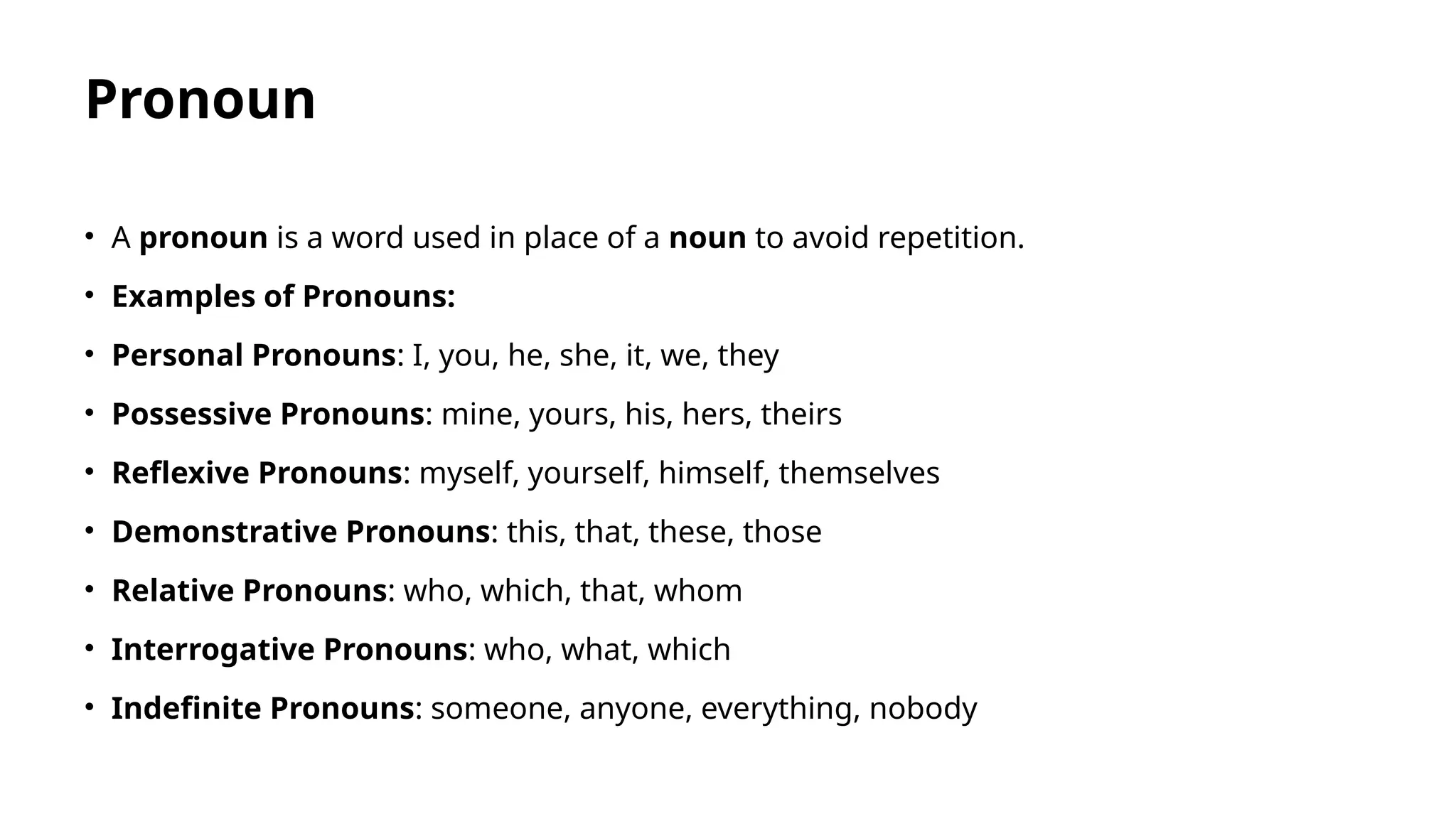 Parts of speech: noun verb pronoun parts of speech | PPTX