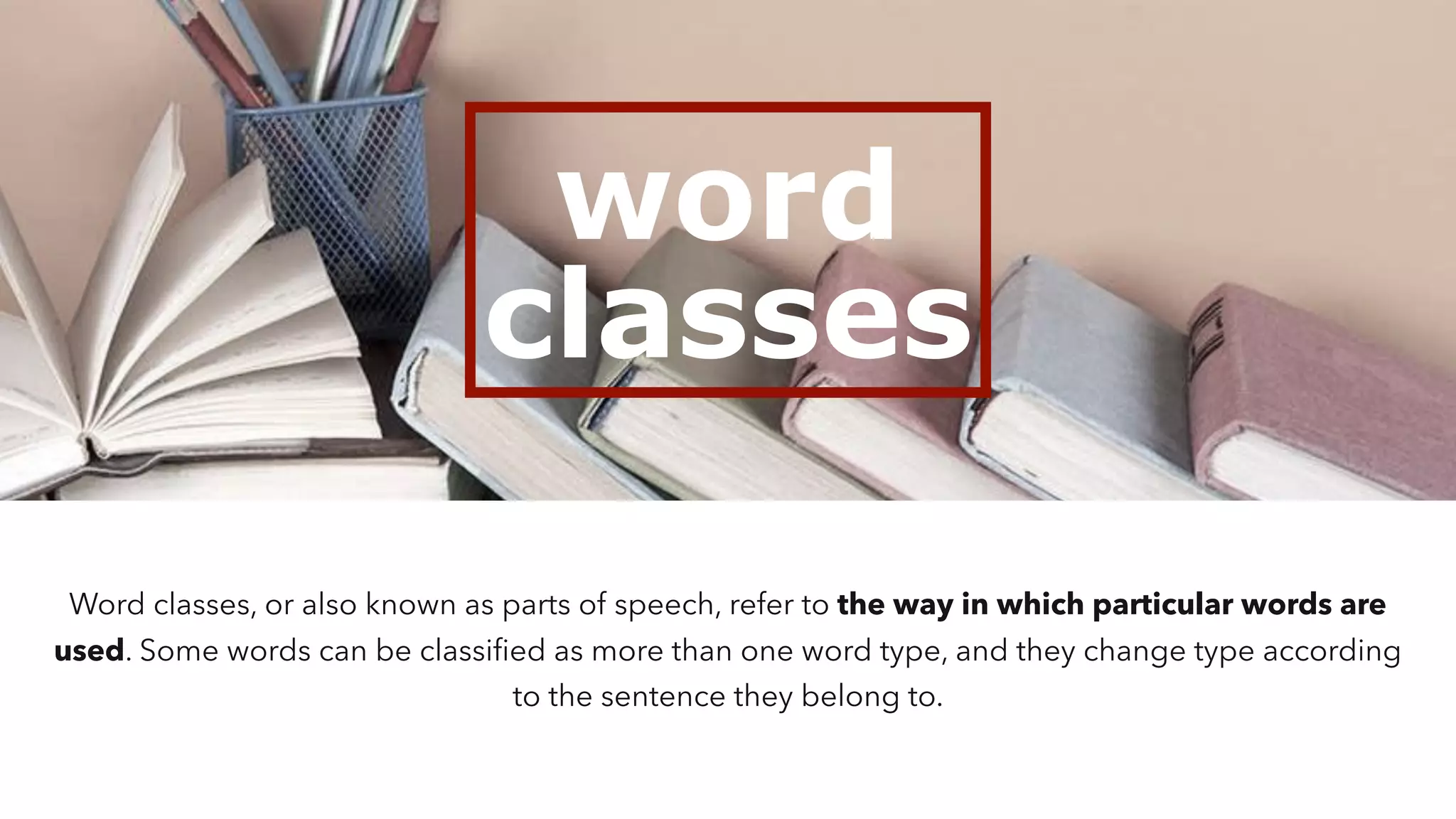 Parts of Speech - An Introduction | PDF