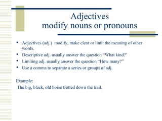 Parts of speech1 | PPT