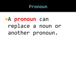 Parts of Speech | PPTX