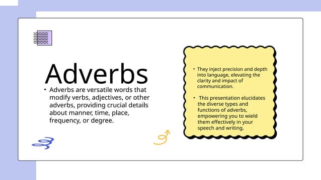 Parts of Speech Adverbs Presentation Colorful in Cute Style.pptx