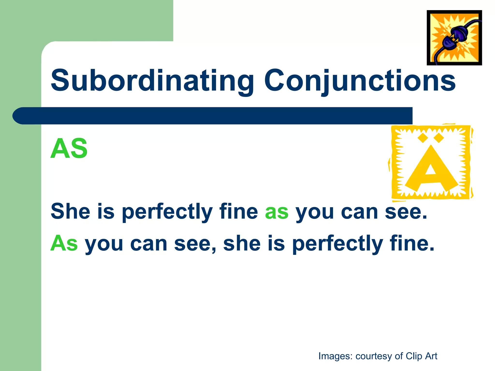 English Grammar: Parts of speech (conjunctions) | PPT
