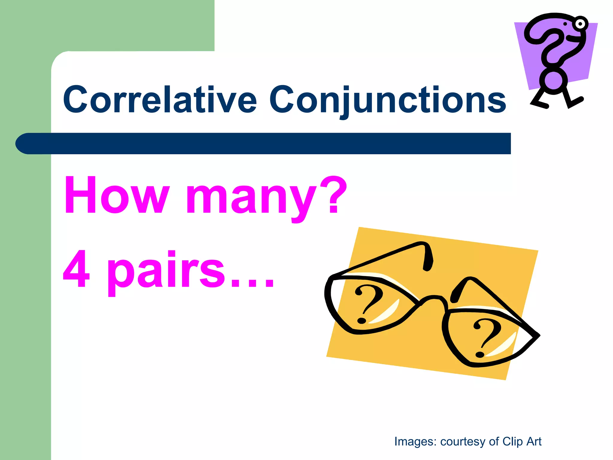 English Grammar: Parts of speech (conjunctions) | PPT