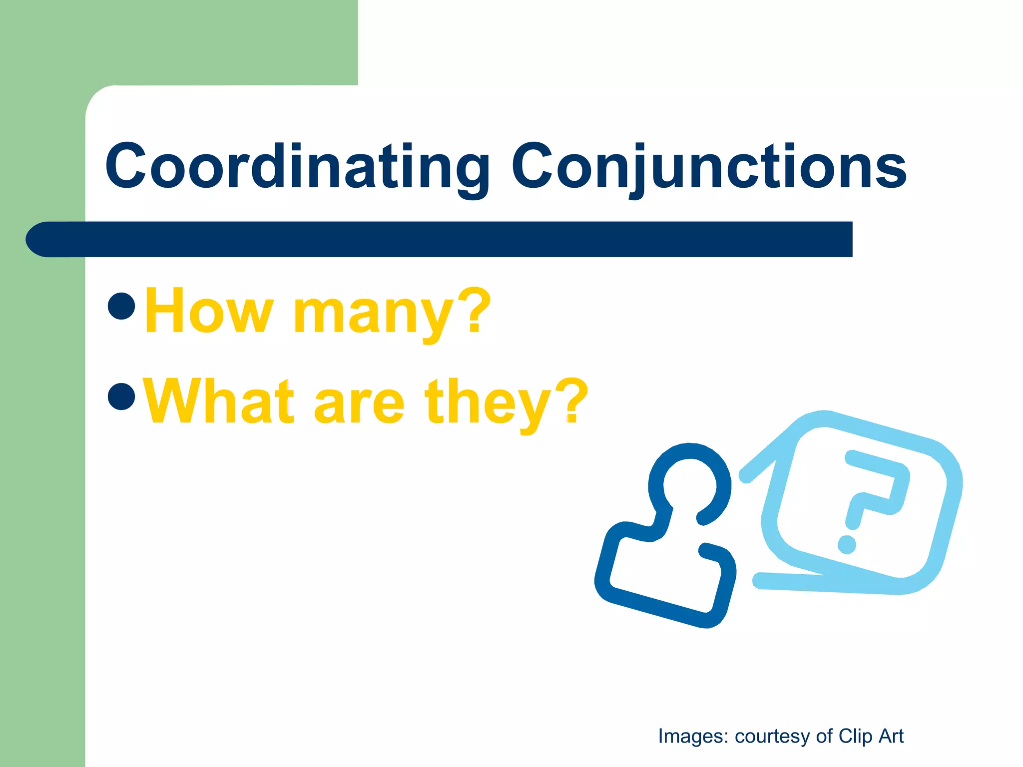 English Grammar: Parts of speech (conjunctions) | PPT
