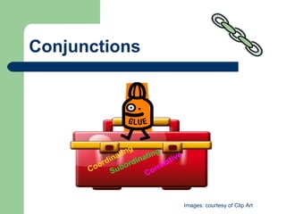 English Grammar: Parts of speech (conjunctions) | PPT