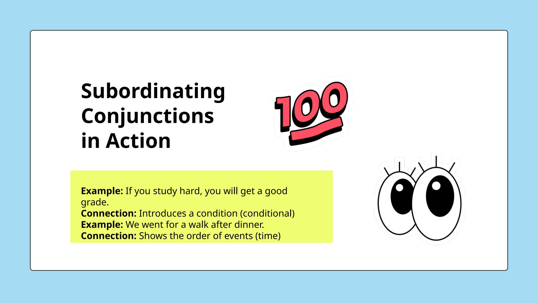 Parts of Speech Conjunctions Presentation Colorful in Cute Style.pptx