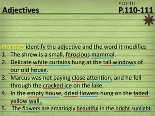 Nouns, Verbs, Adjectives, Articles | PPTX