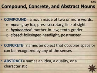 Nouns, Verbs, Adjectives, Articles | PPTX