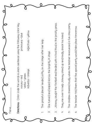 Partsof speechfreebie | PDF