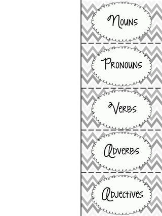 Partsof speechfreebie | PDF