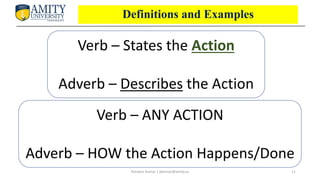 Parts of Speech in English - IFS English Amity Tashkent | PDF