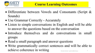 Parts of Speech in English - IFS English Amity Tashkent | PDF ...