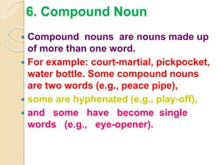 Parts of Speech in English Grammar part 1 | PPTX