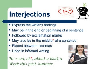 Parts of speech (Interjections) | PPT