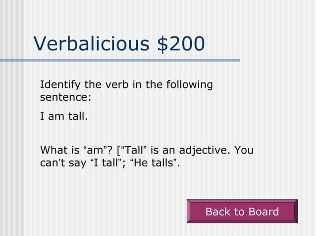 Parts of speech jeopardy | PPT