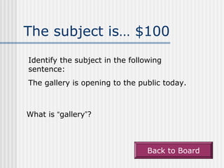 Parts of speech jeopardy | PPT