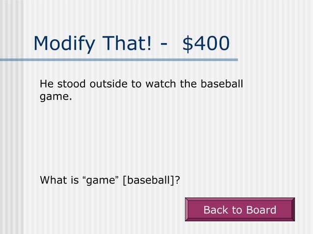 Parts of speech jeopardy | PPT