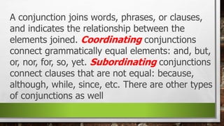 Parts of Speech | PPTX