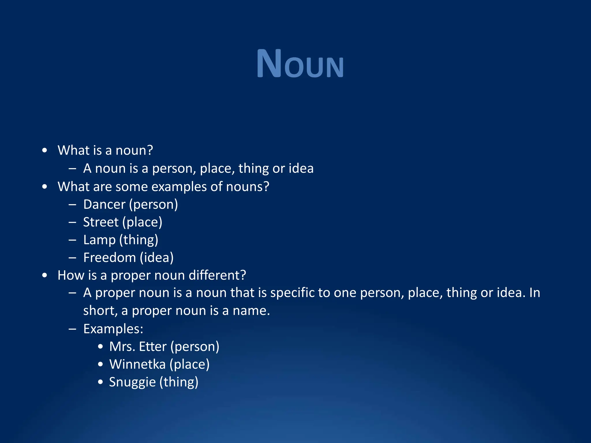 Parts of Speech PowerPoint presentations | PPTX