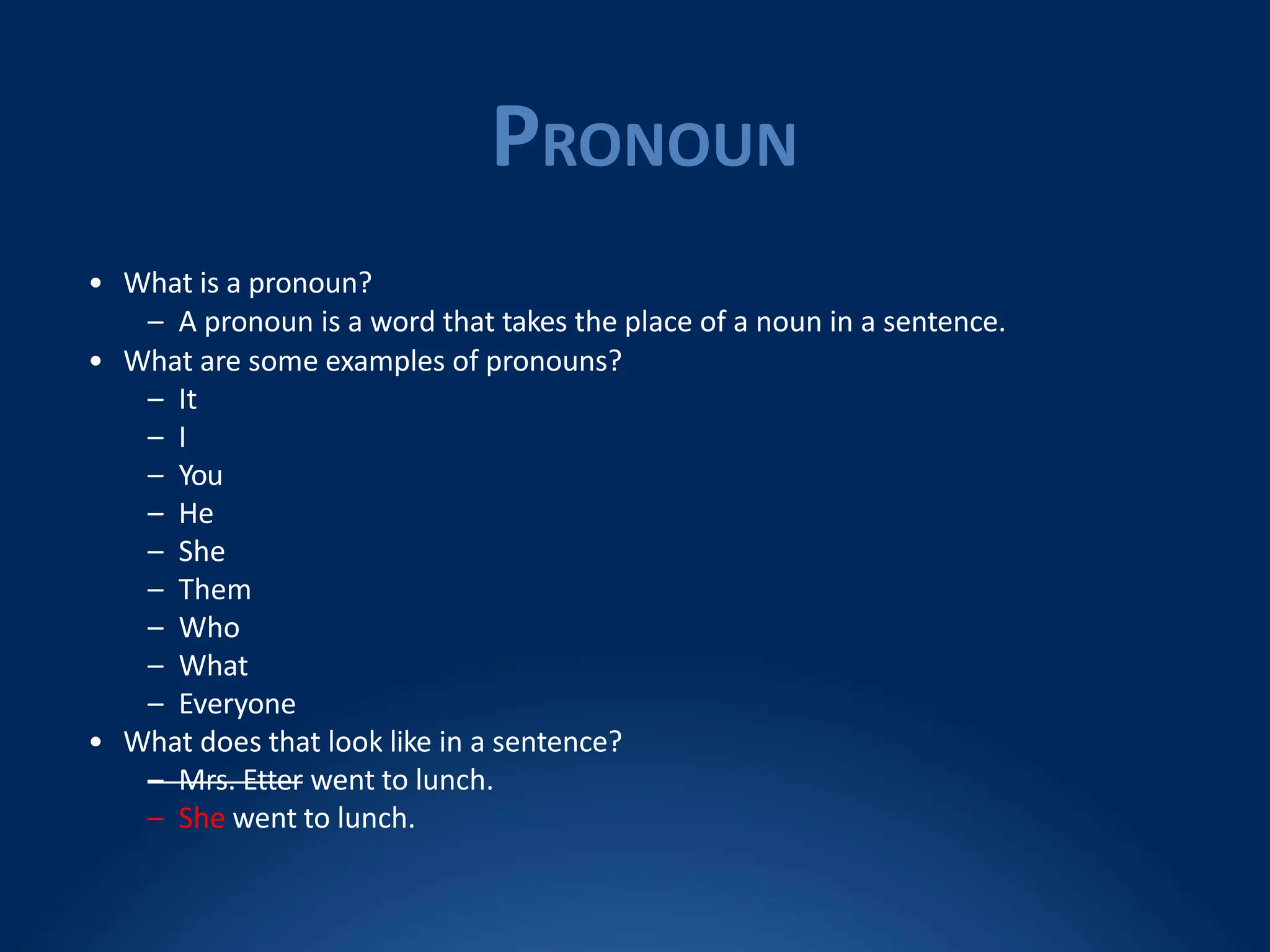 Parts of Speech PowerPoint presentations | PPTX