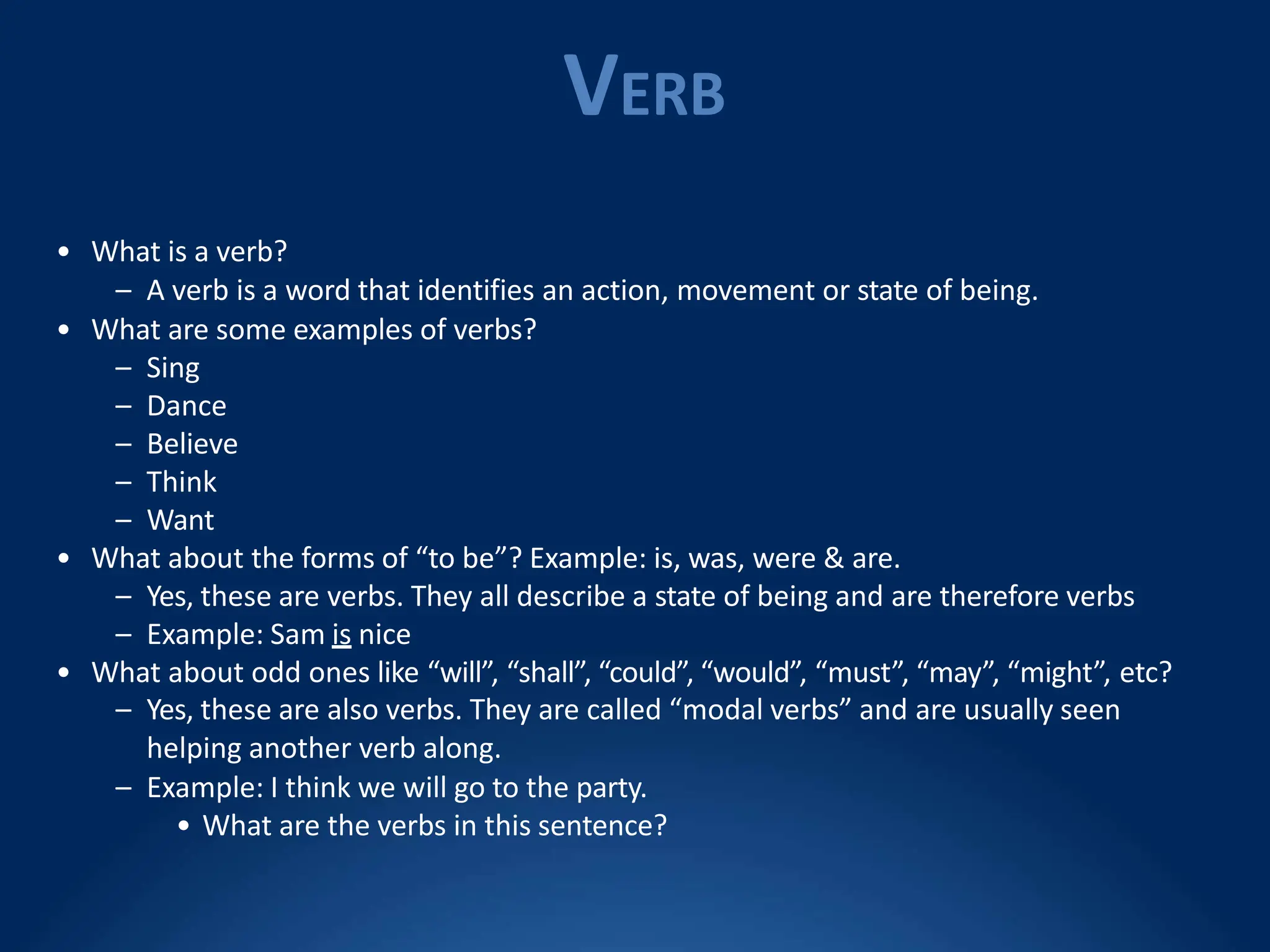 Parts of Speech PowerPoint presentations | PPTX