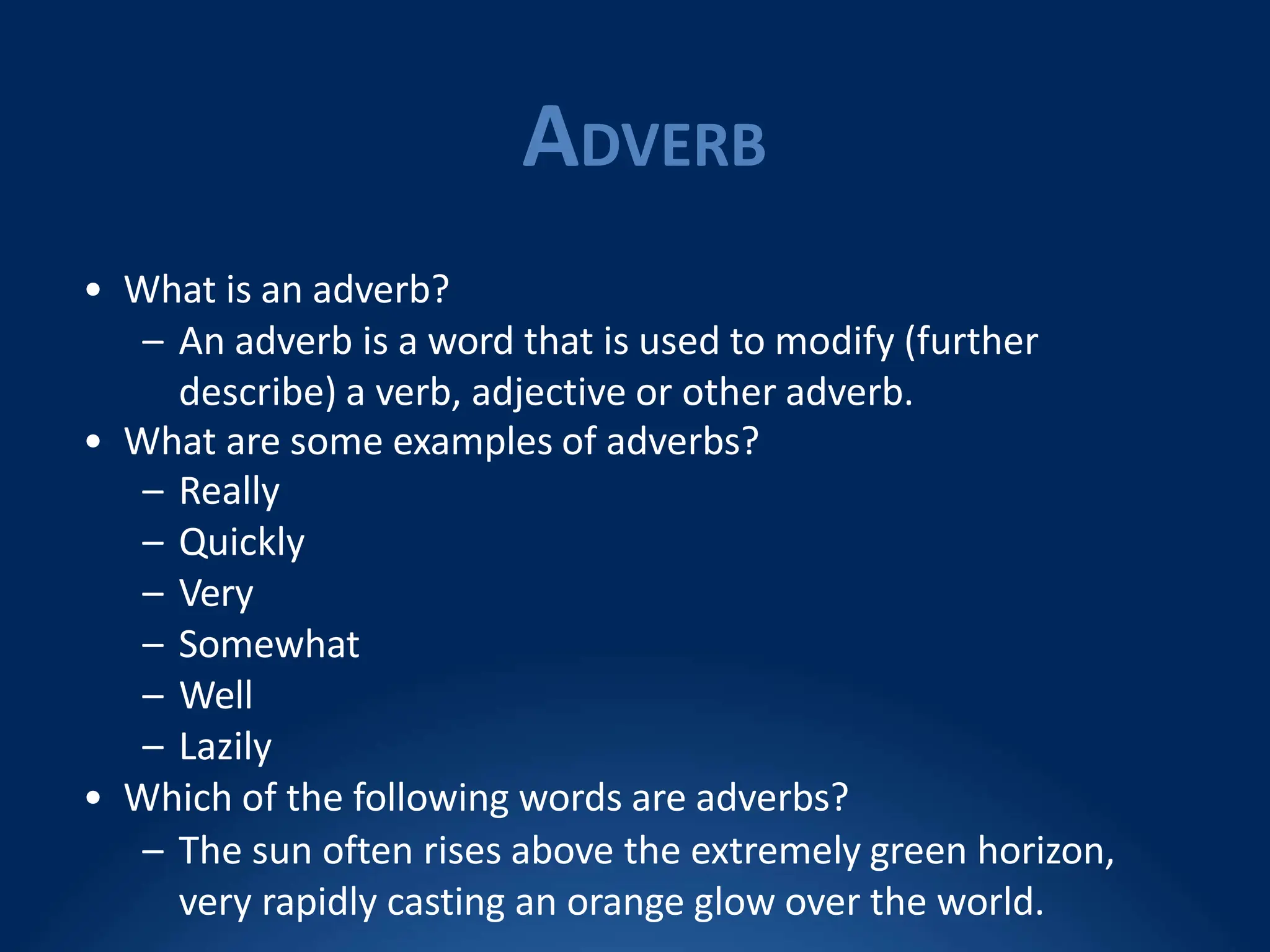 Parts of Speech PowerPoint presentations | PPTX