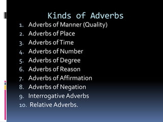 Parts of speech | PPTX