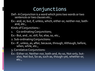 Parts of speech | PPTX