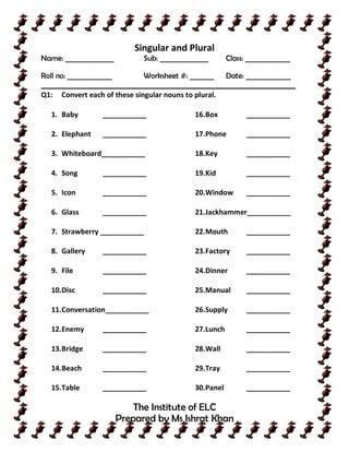 Parts of speech practice pack | PDF