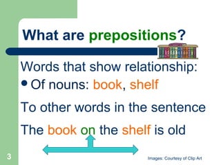 Parts of Speech (Prepositions) | PPT