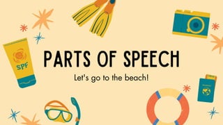 Parts of Speech in english grammar for degree students | PDF