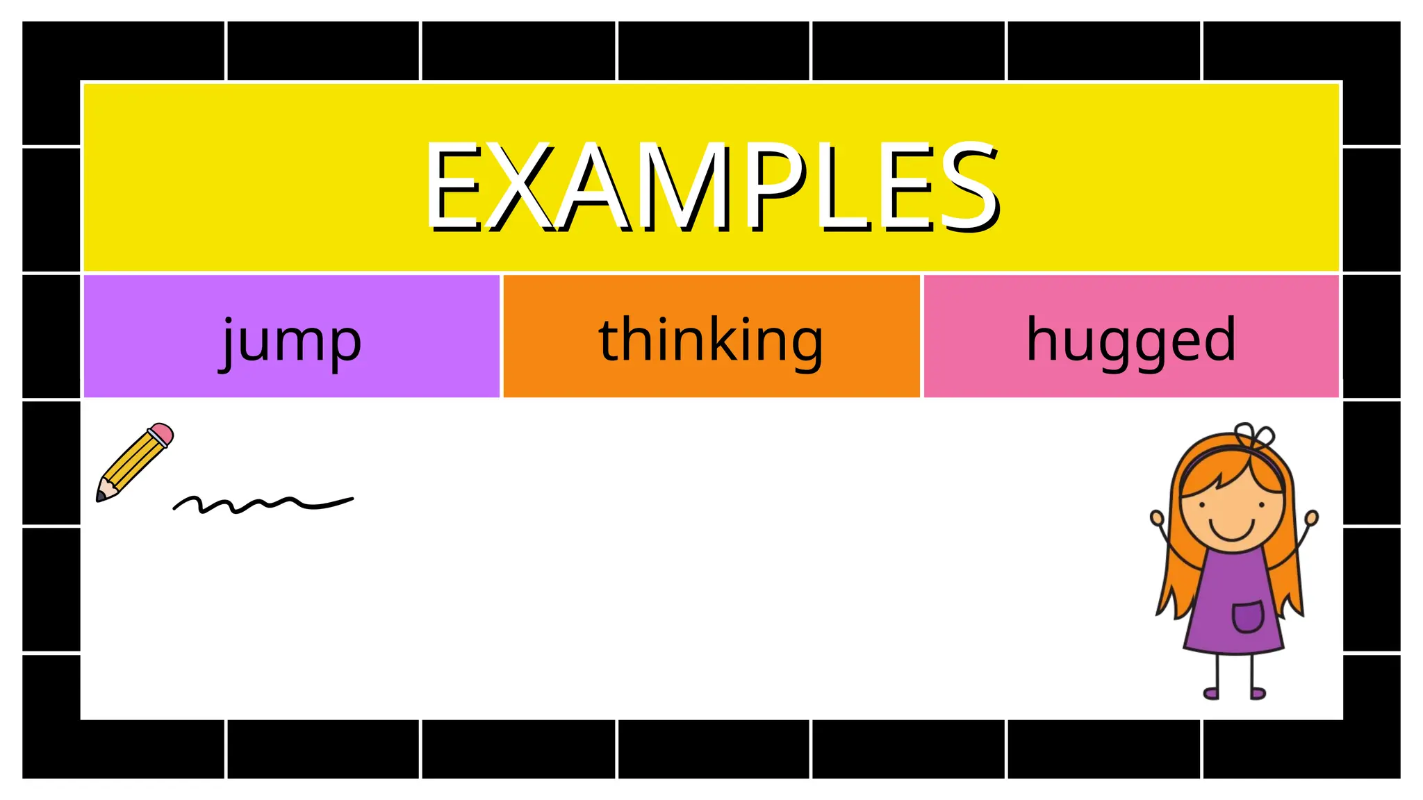 Parts of Speech Sorting English Presentation in Colorful Lined ...