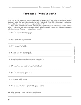 Parts of Speech _ Tests and Activities.pdf