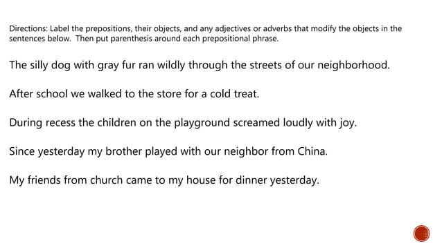 Parts of Speech | PPTX