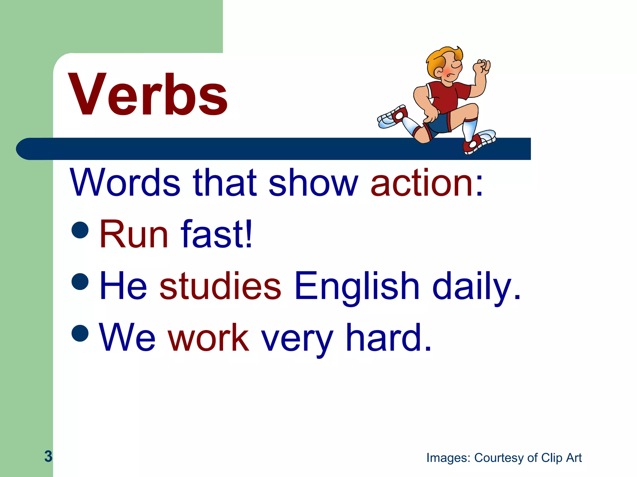Parts of Speech (Verbs) | PPT