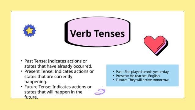 Parts of Speech Verbs Presentation Colorful in Cute Style.pptx
